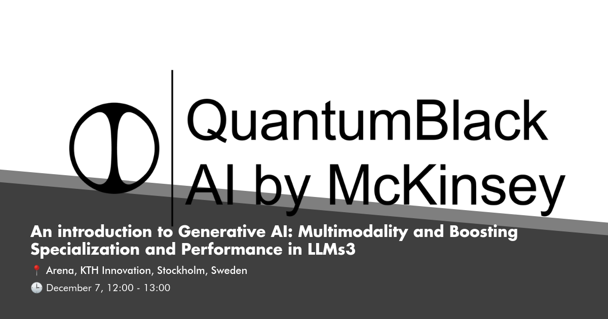 An introduction to Generative AI: Multimodality and Boosting ...